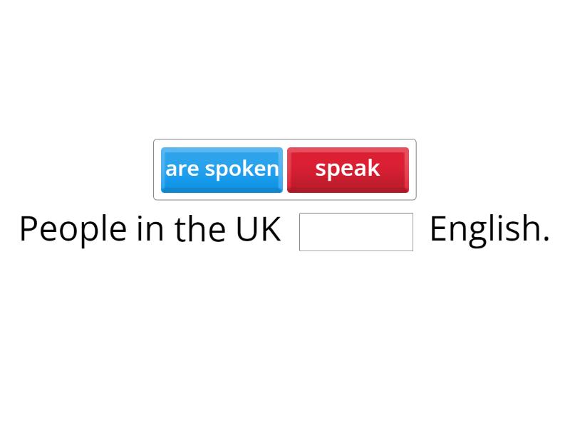 Choose Present Simple Active or Present Simple Passive. - Complete the ...