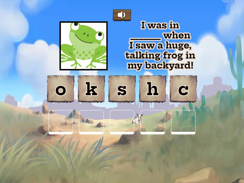 Spelling: Module 10, Week 2 - Anagram