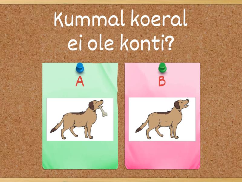 Ei ole? - vali õige pilt - Quiz