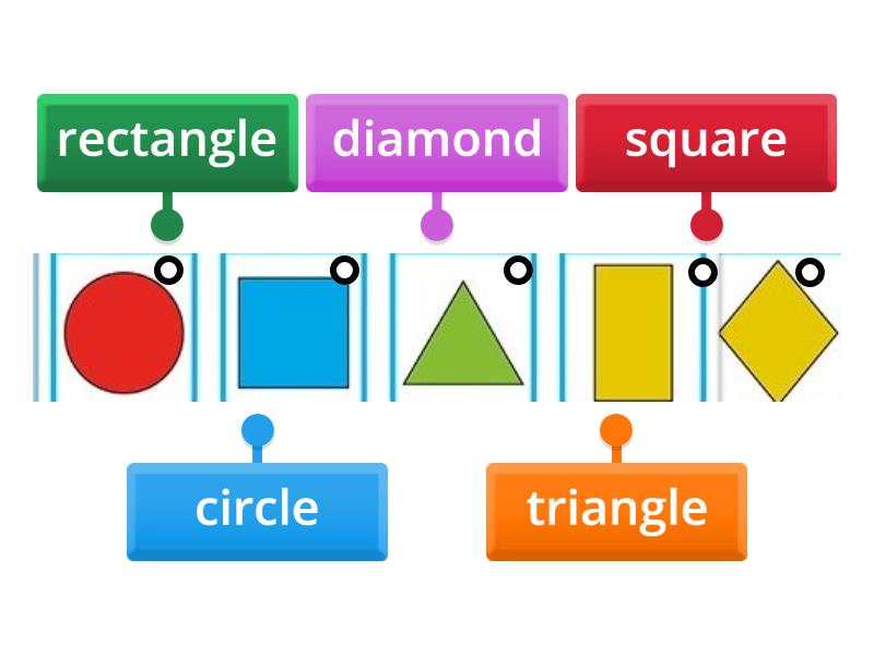 Basics 3 shapes - Labelled diagram