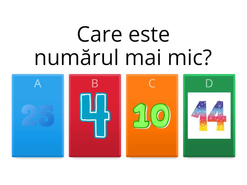 NUMERELE 0-31 - Quiz