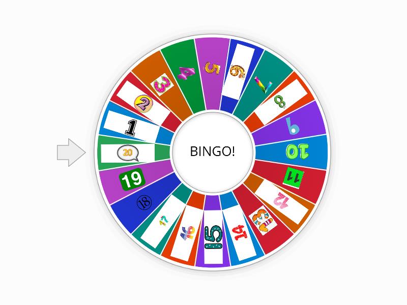 LAS 3 - BINGO Numbers - Random wheel