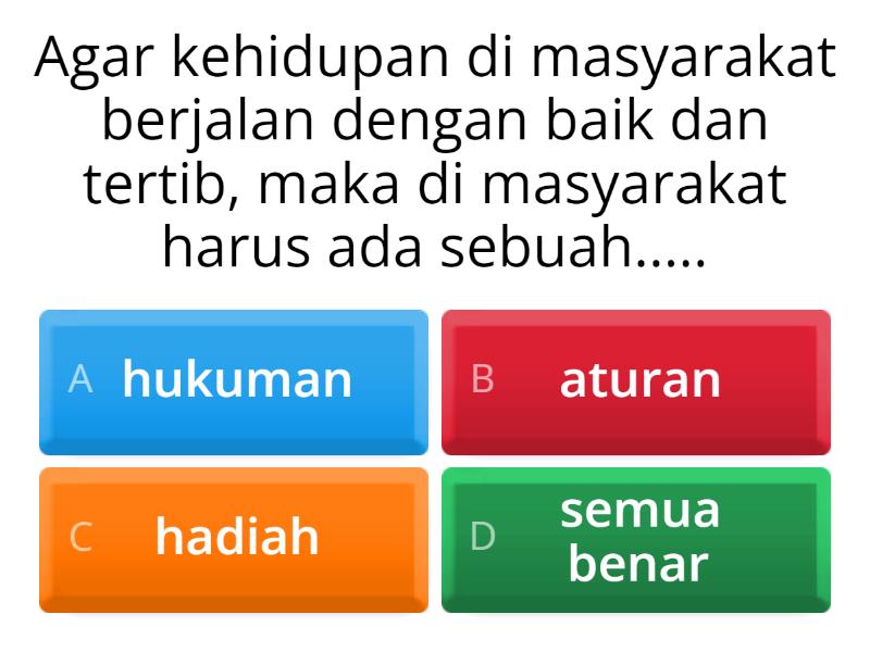 Latihan soal Pendidikan Pancasila - Quiz