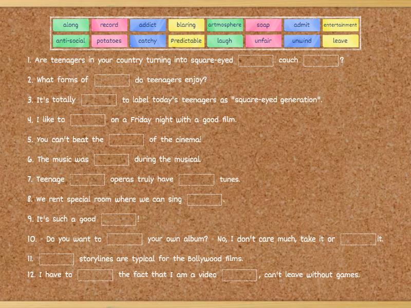 Module 7a - Complete the sentence