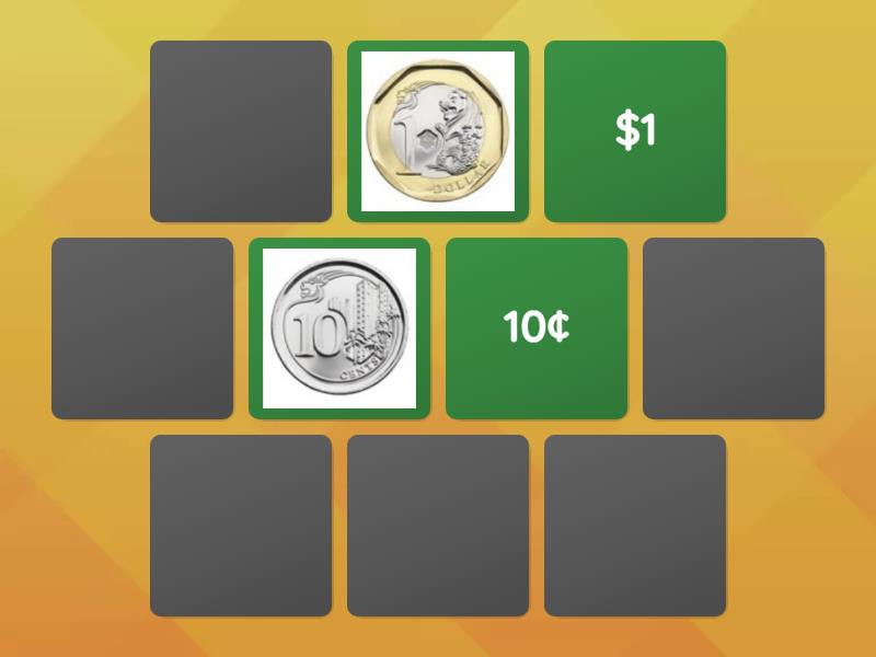 Identifying coins - Matching pairs