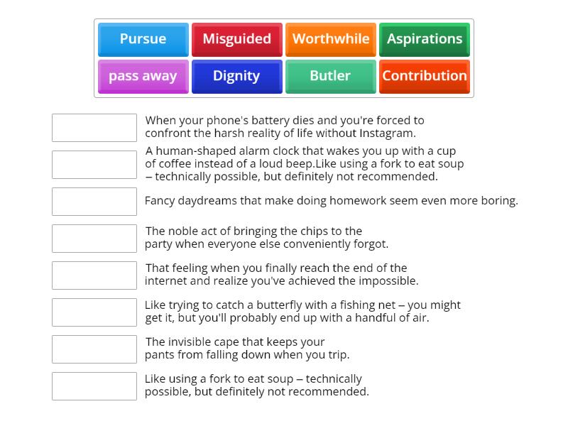 Think 4 Unit 9 Literature - Match up