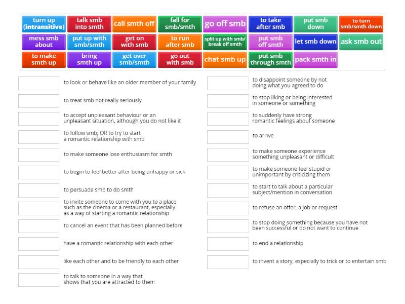 Solutions Upper Unit 5E phrasal verbs + p119 - Match up