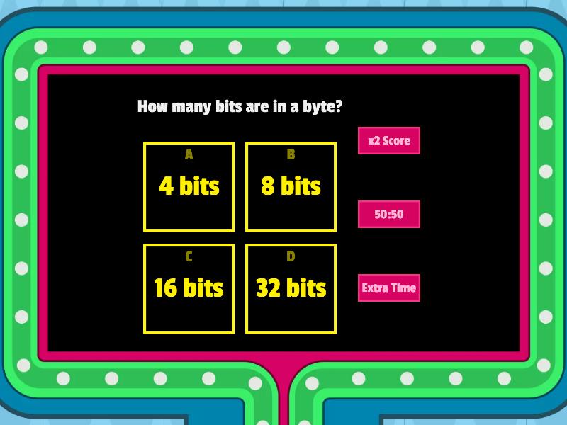 Understanding Bit , Bytes, Word and Long word - Gameshow quiz