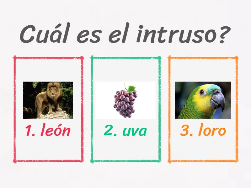 Cuál No pertenece al sonido l - Quiz