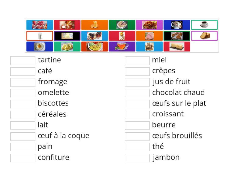 Le petit déjeuner - Match up