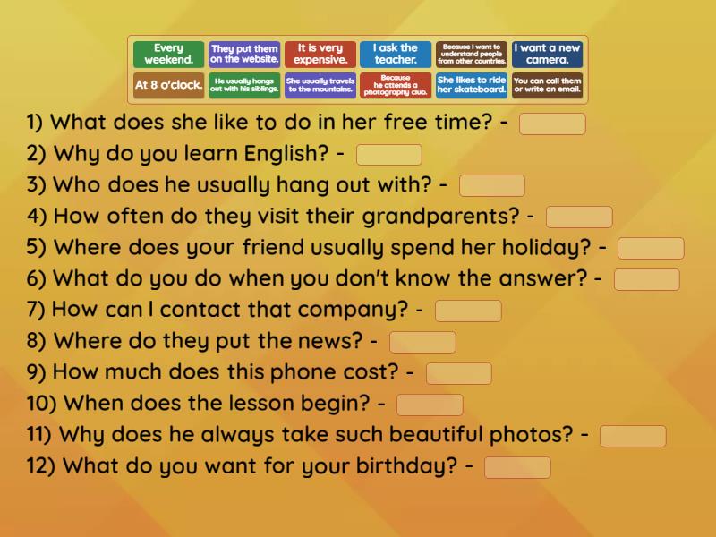 Level 5 Unit 2 Lesson 3 - Present Simple - questions + answers ...