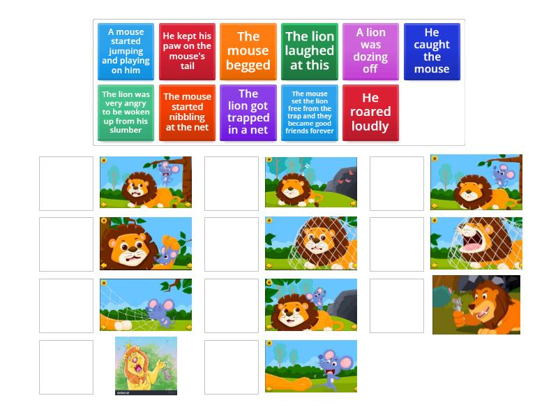 The Lion and The Mouse - Match up