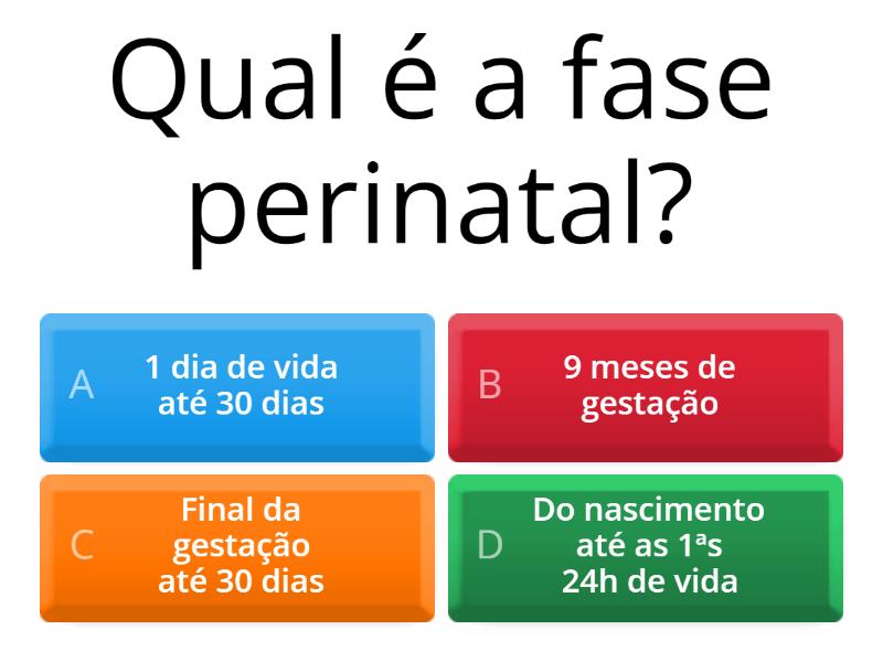 Neonatologia - Quiz