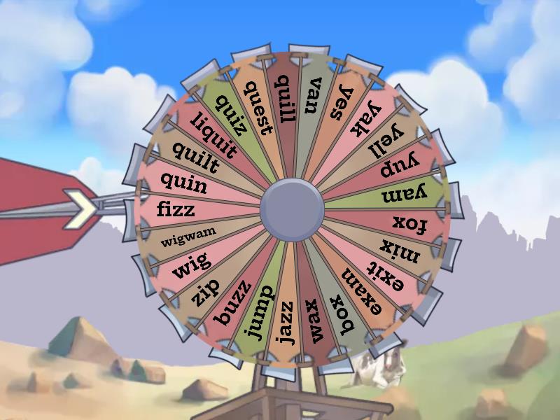 Jolly Phonics 4 - Spin the wheel