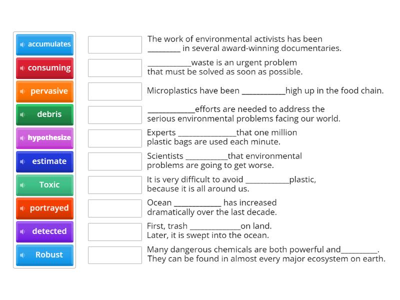 of Skills 4/ unit 7.1: Choose the correct words. - Match up
