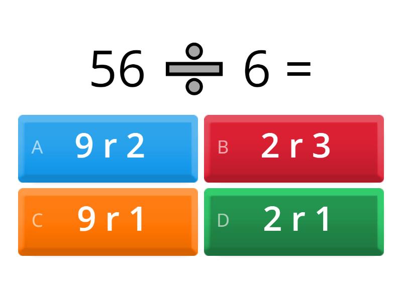 G2 : Division with Remainders - Quiz