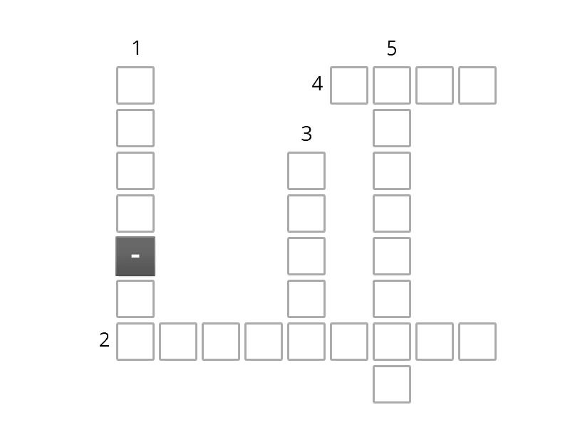 Computers -cross word - Crossword