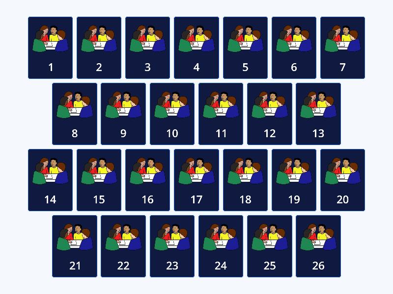 Intermediate conversation grill - Flip tiles