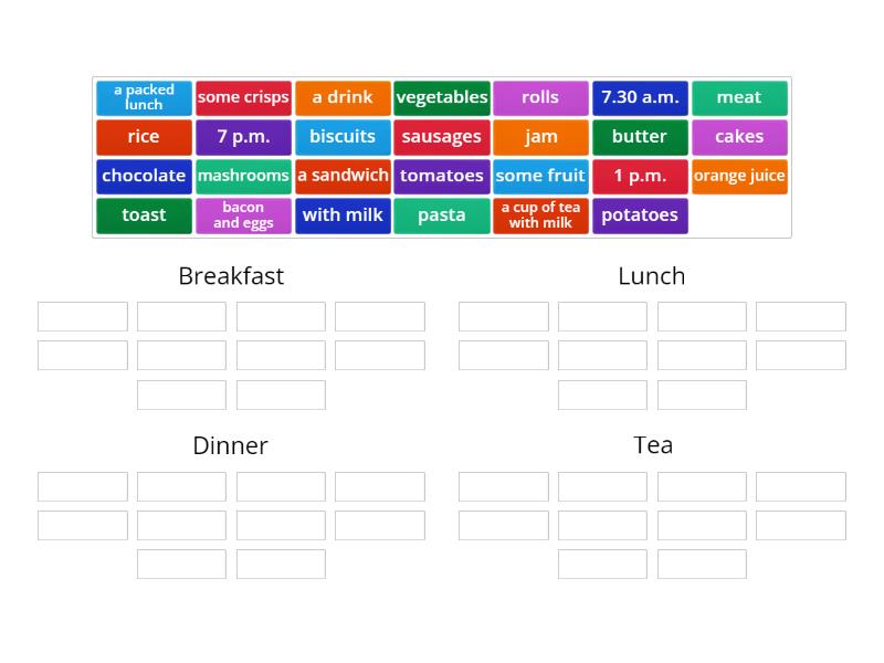 Form 5 Unit 5 Lesson 2 ex.1a - Group sort