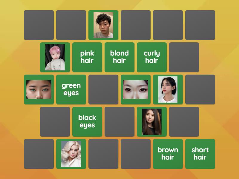 Describing people - Matching pairs