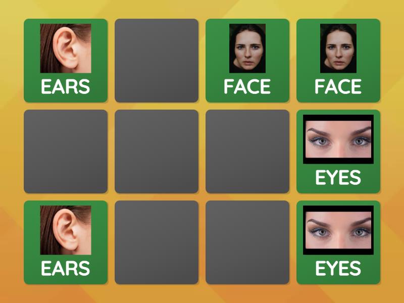 MY FACE: Parts - Matching pairs