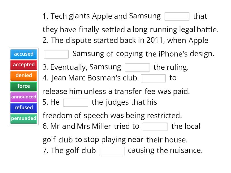 Roadmap B2+ Law and order - Complete the sentence
