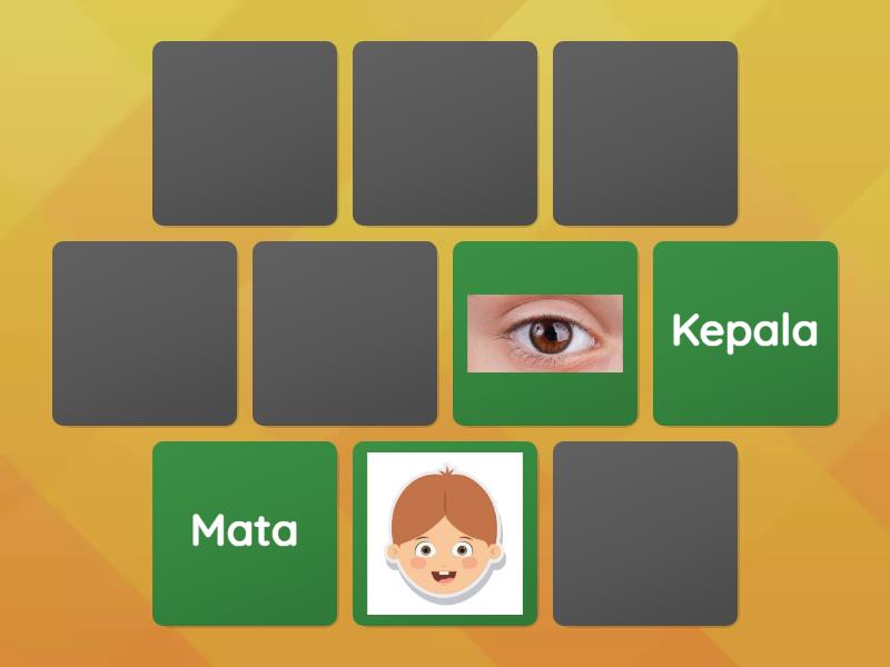 mencocokan gambar dan tulisan - Matching pairs