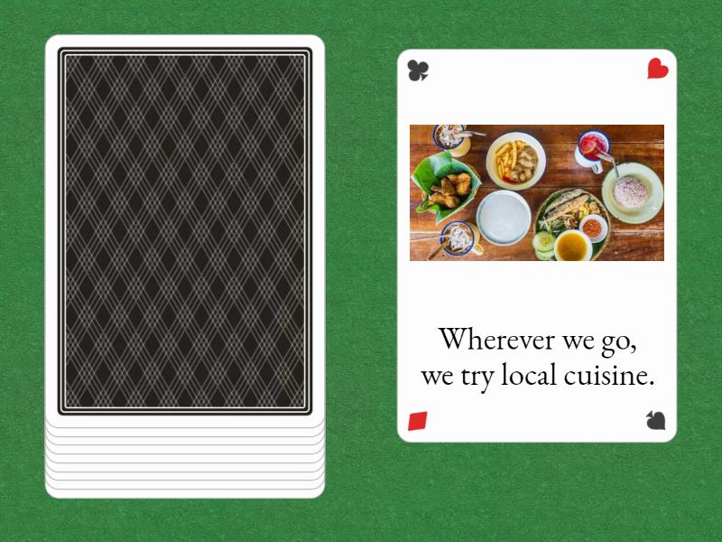 Spotlight 8; Module 6a; Holiday Activities - Speaking cards