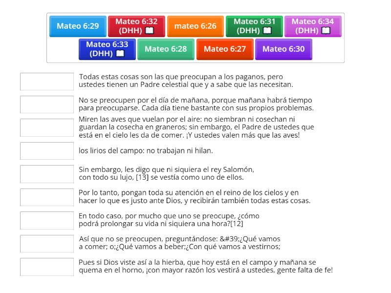 Dios provee todo - Match up