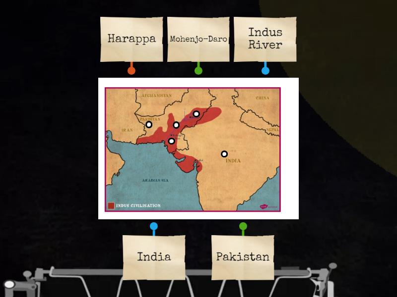 Indus Valley Civilization - Labelled diagram