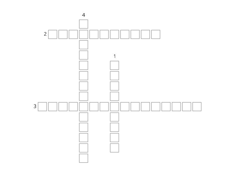 Cruciverba - Crossword