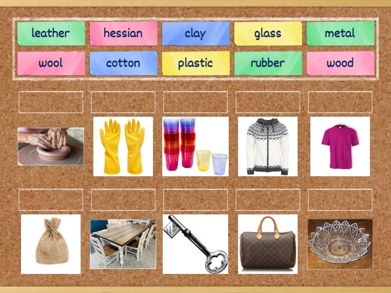 materials - Match up