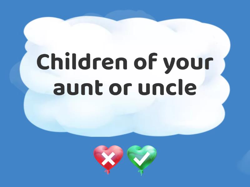 A1/ Family members - Flash cards