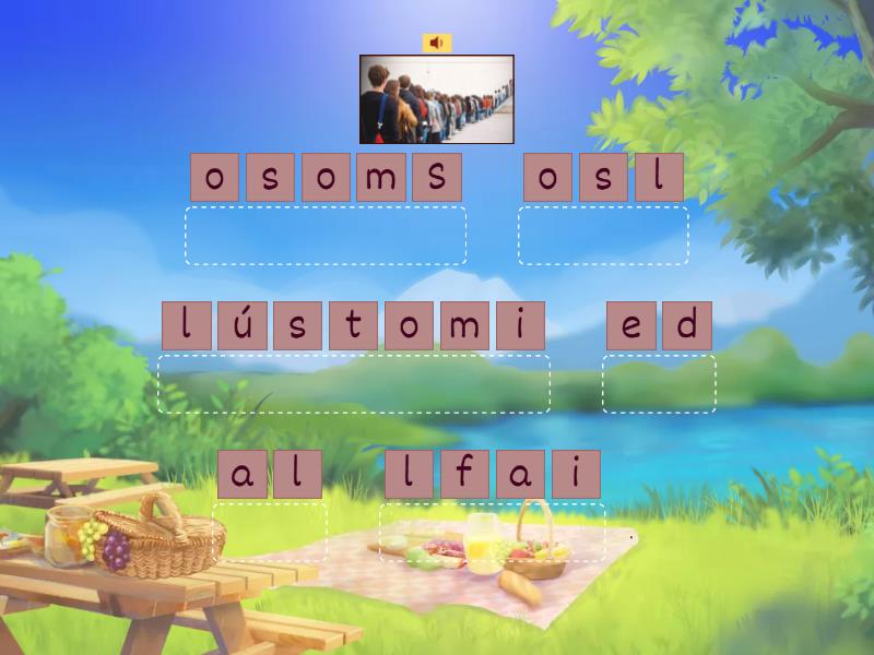 Palabras con tilde. - Anagram