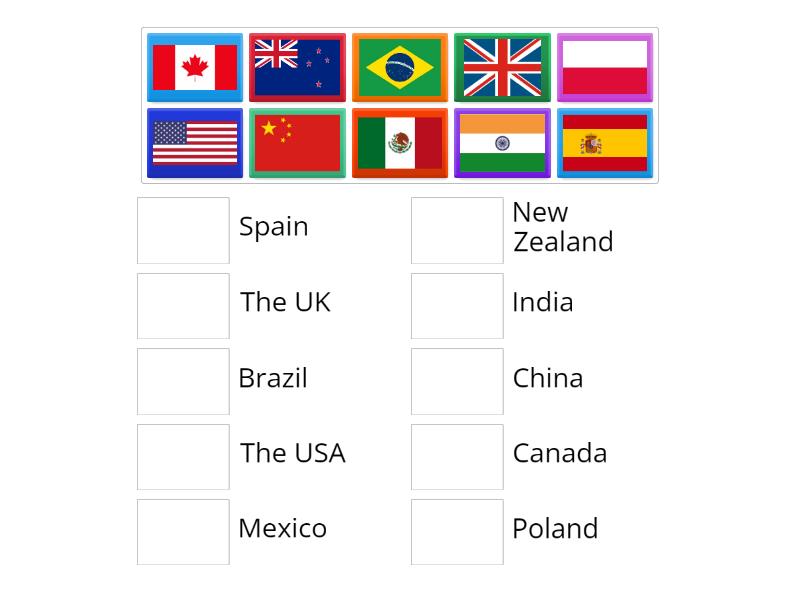 Countries - Match up