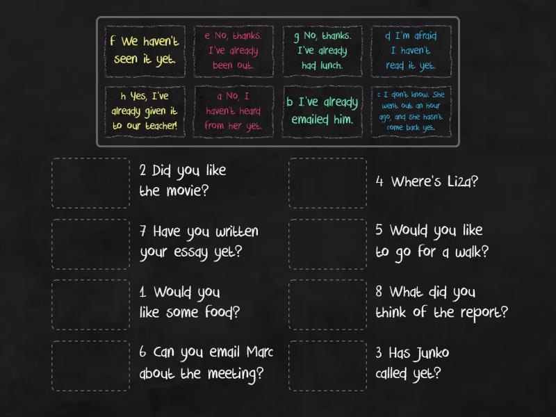 EMPOWER Pre-Intermediate B1 | Unit 3B: Already and Yet (a) - Match up