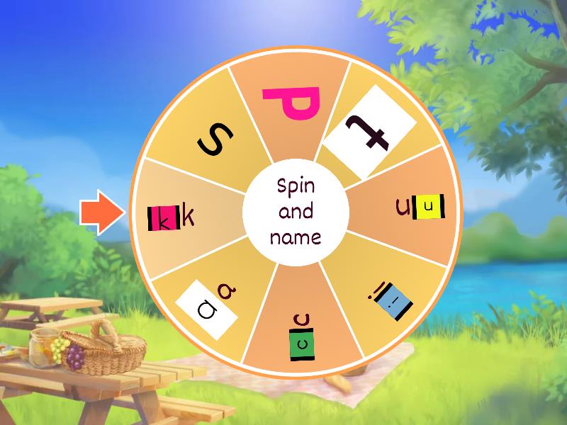 identifyng the sounds - Spin the wheel