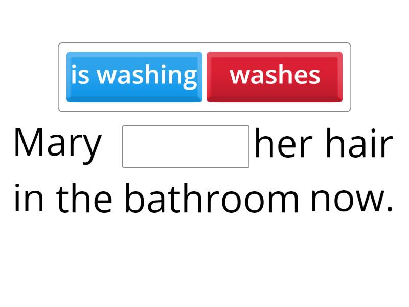 Spotlight 3, 4 Present Simple or Present Continuous - Missing word