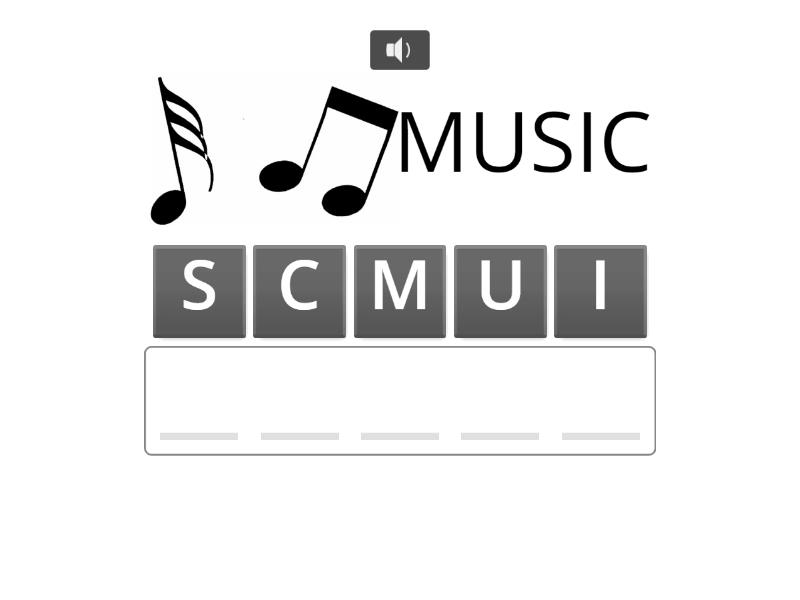 Musical Instruments 1 - - Anagram
