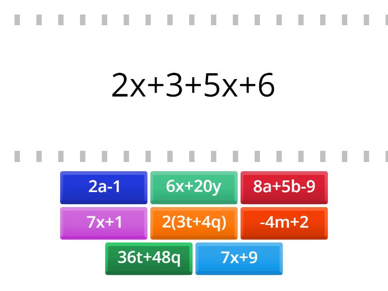 Brooks Equivalent Expressions - Find the match
