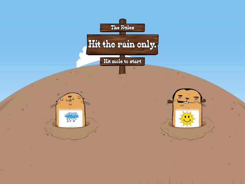 The weather - Whack-a-mole
