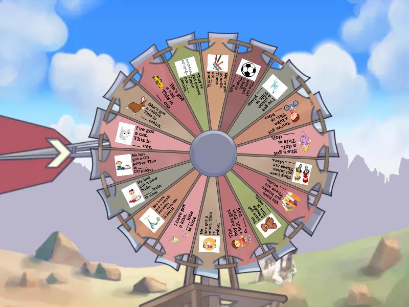 ff2 unit 5 my his her their our - Spin the wheel