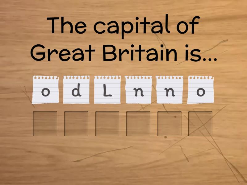 Great Britain - Anagram