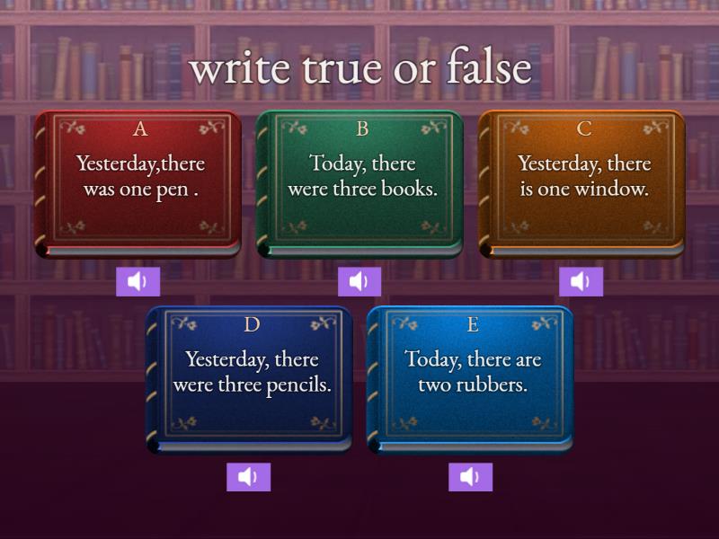True or false - Quiz
