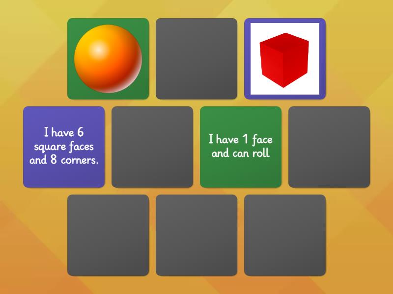 3D shapes !!! - Matching pairs