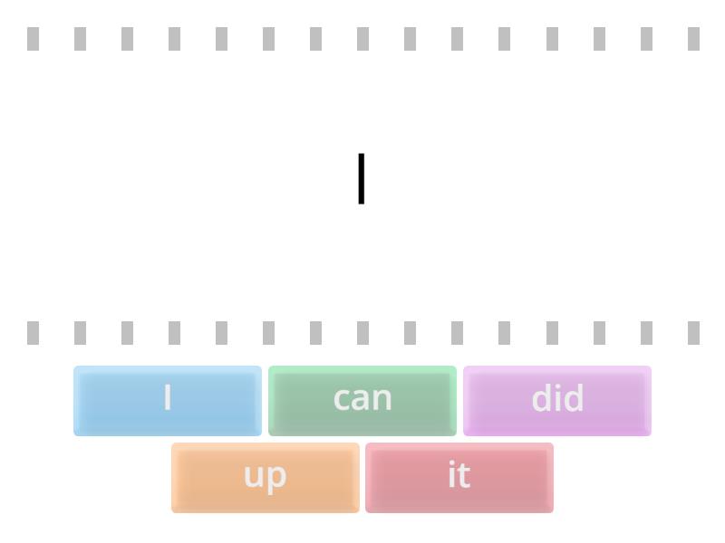 Phonics Hfw set 1 game 2 - Find the match