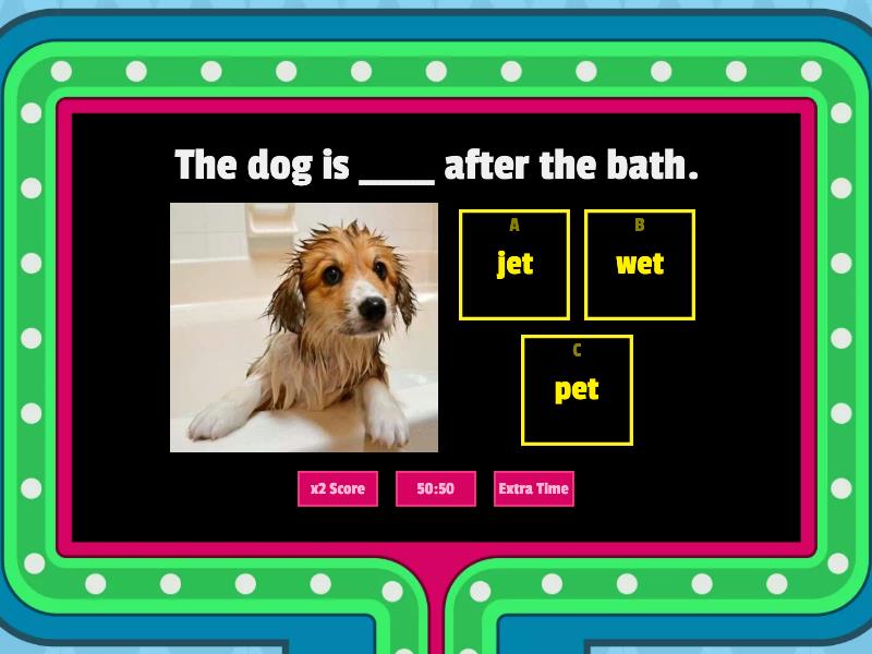 Phonics Lesson 4 Grade 1 - Gameshow quiz