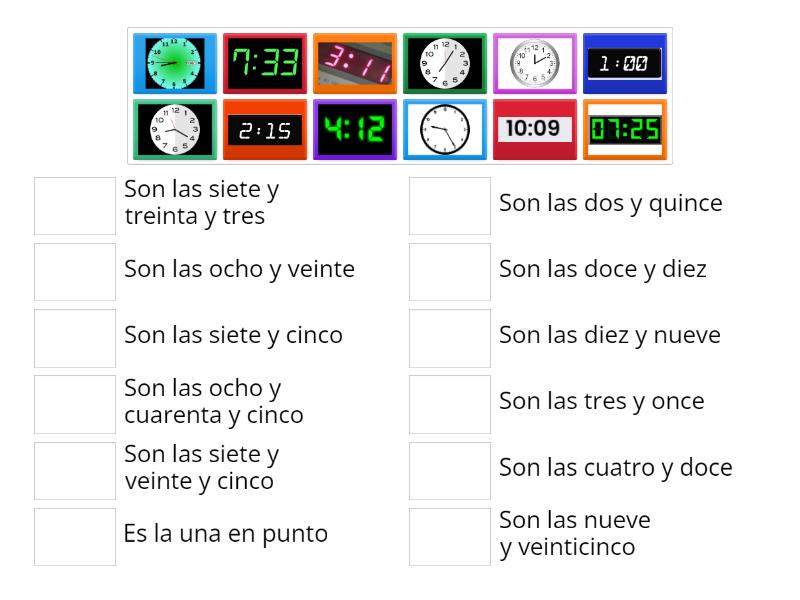 La hora -1 - Match up
