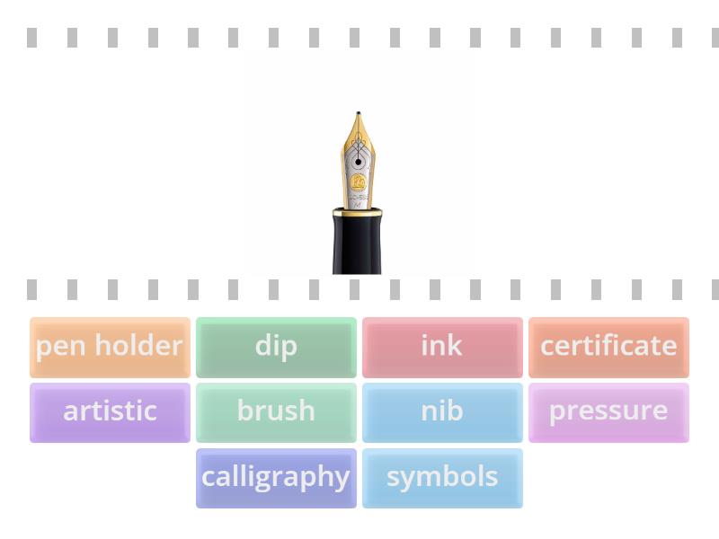 TELs Calligraphy Key Words - Find the match