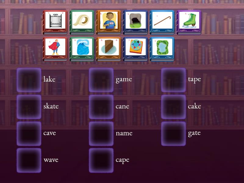 Oxford phonics 3 (a_e) - Match up